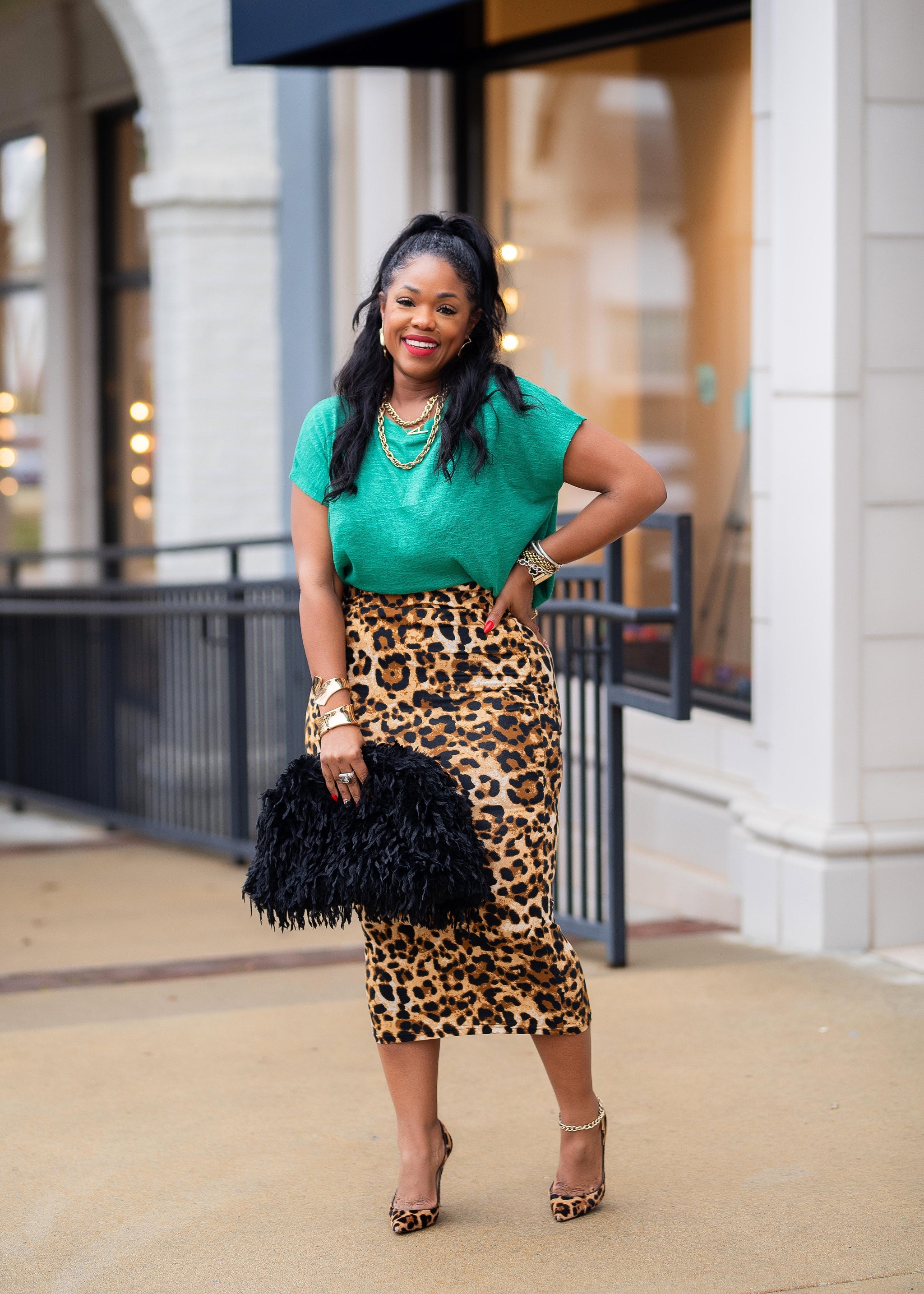 Shana | Short Sleeve Crop Top {Green} PLEASE READ DESCRIPTION